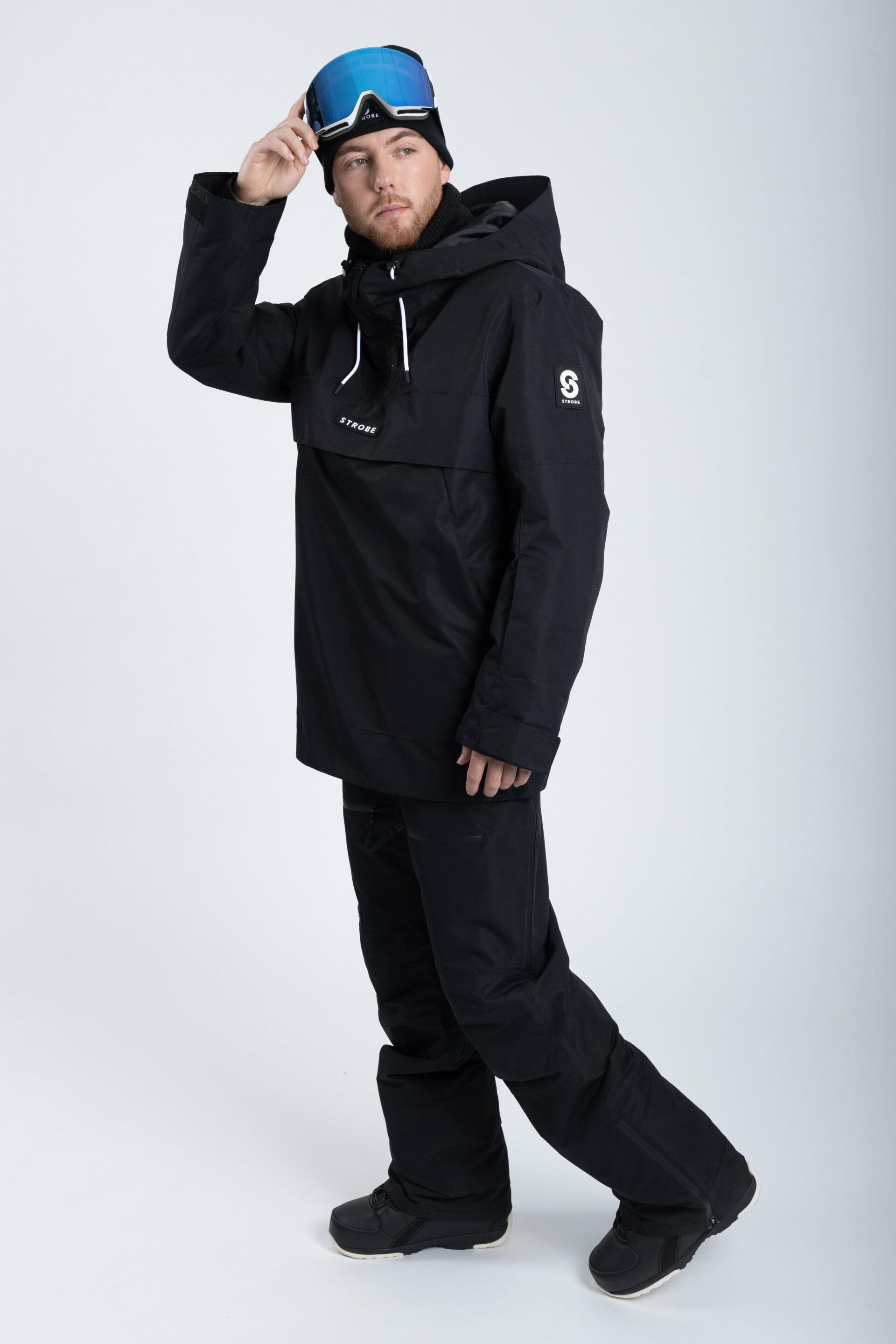 Luna Snowboard Jacket Black - Men's - Strobe
